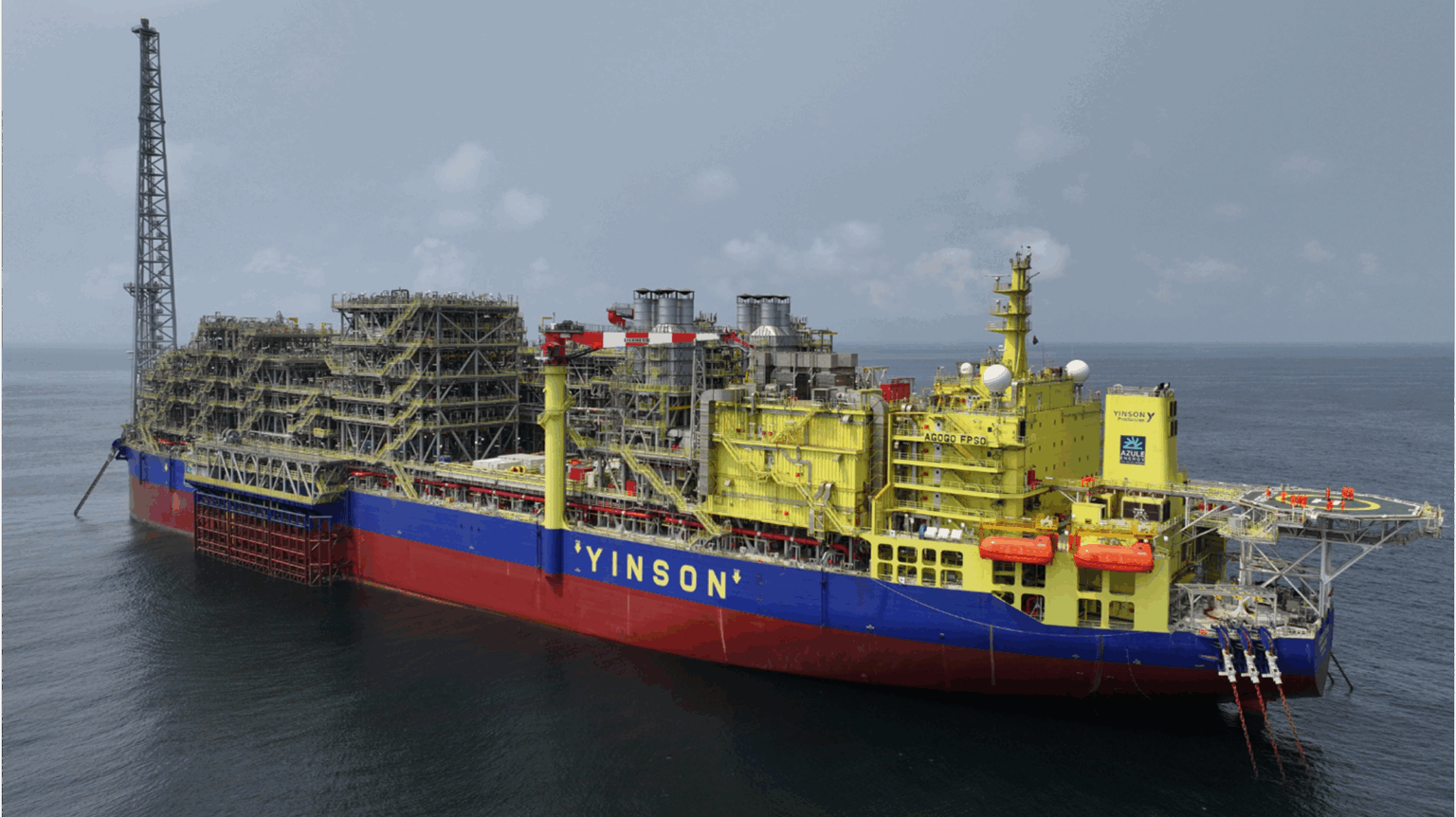 Agogo FPSO achieves first oil four months ahead of schedule and begins ...